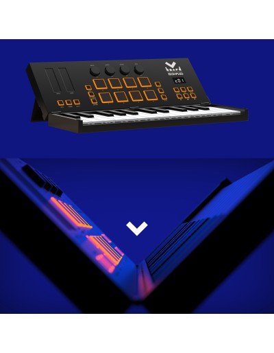 MIDIPLUS Vboard 25 Folding MIDI Keyboard Controller
