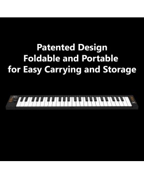 MIDIPLUS Vboard 49 Folding MIDI Keyboard Controller