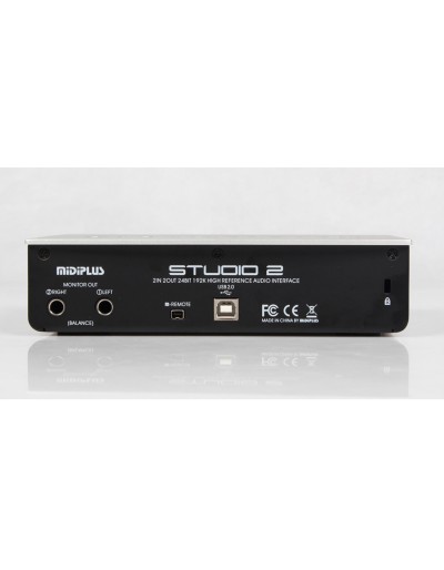MIDIPLUS Studio 2 2IN 2OUT 24BIT 192K High Reference Audio Interface