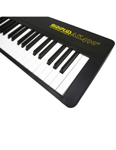 MIDIPLUS AK490+ USB MIDI Keyboard Controller with 49 Piano Style Keys