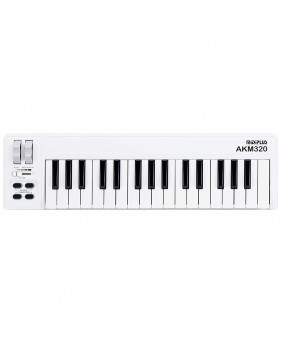 MIDIPLUS AKM320 32 Keys Mini Size MIDI Keyboard Controller - White